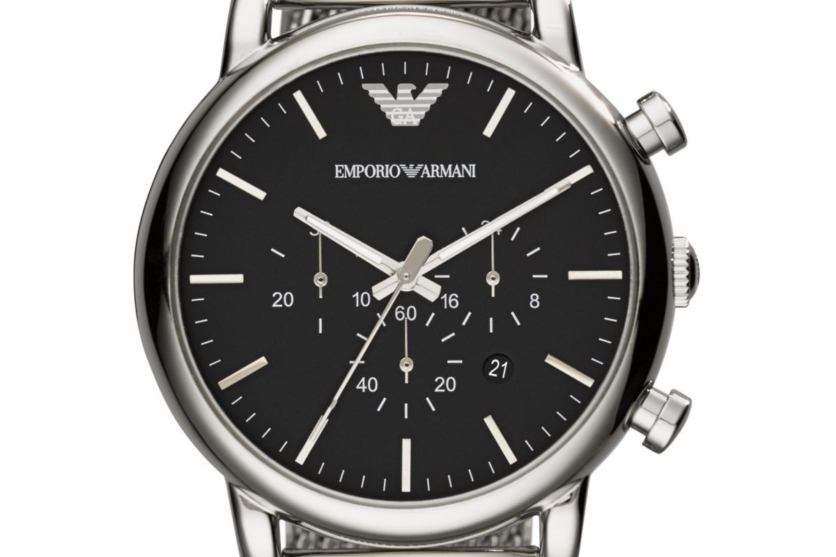 Men's Emporio Armani Classic Large Case chronograph | Creative Watch Co