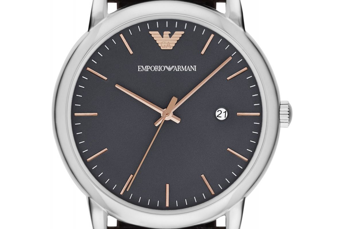 Men's Emporio Armani Dress Black Strap AR1996 Watch | Unavailable to ...