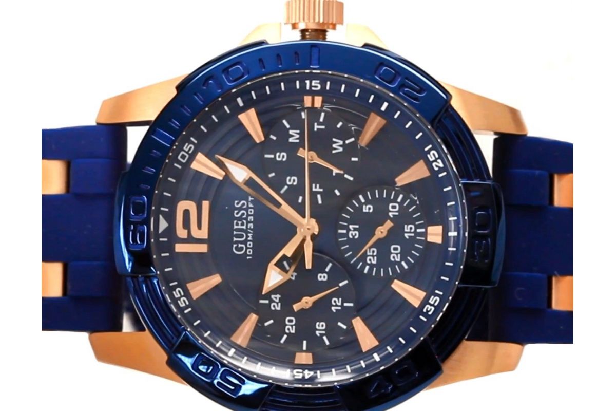 Men's Guess Oasis Blue and rose W0366G4 Watch | Unavailable to order ...