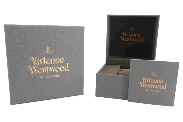 Uni'sex Vivienne Westwood Hampstead Quartz Designer Gold Tone on Blue ...