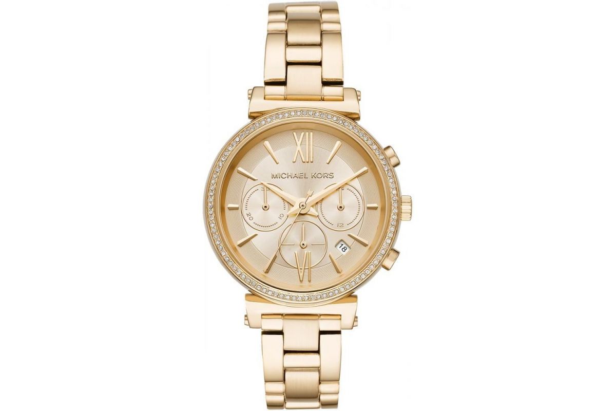 Women's Michael Kors Sofie gold chronograph MK6559 Watch | Unavailable ...