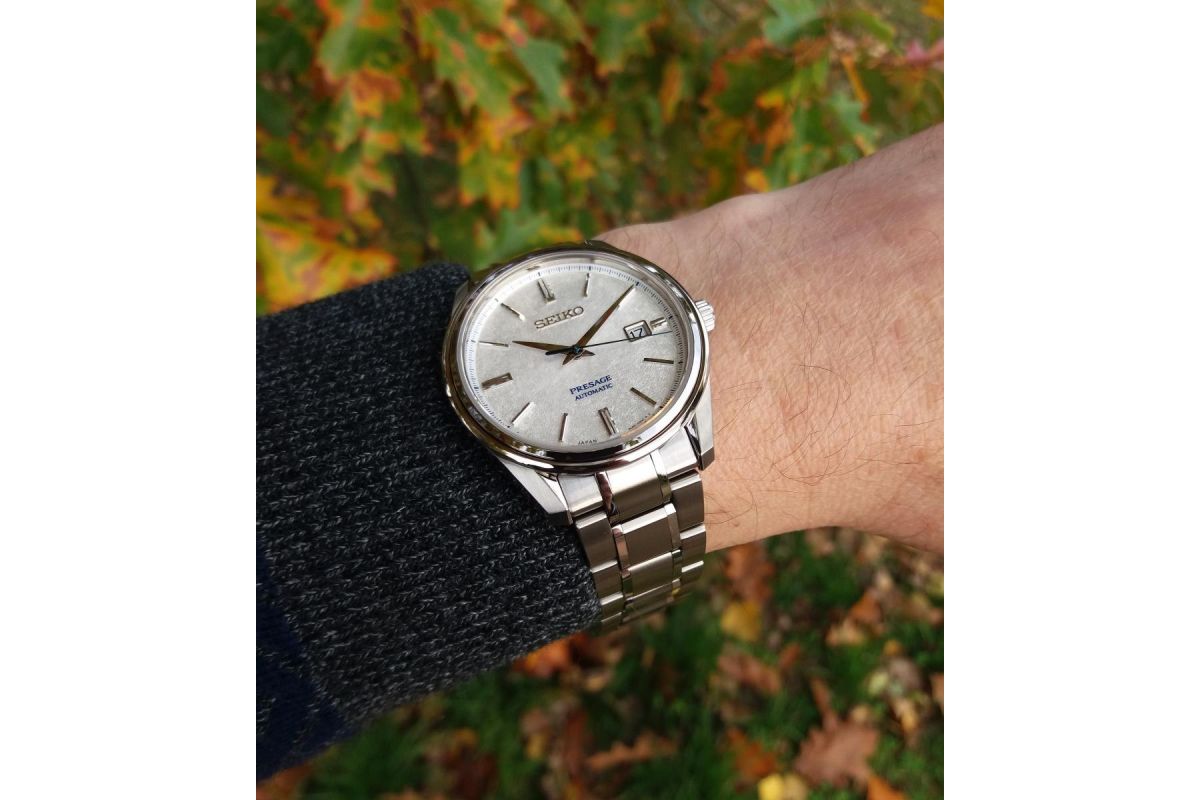 Men's Seiko Presage White Dial Limited Edition Classic SJE073J1 Watch ...