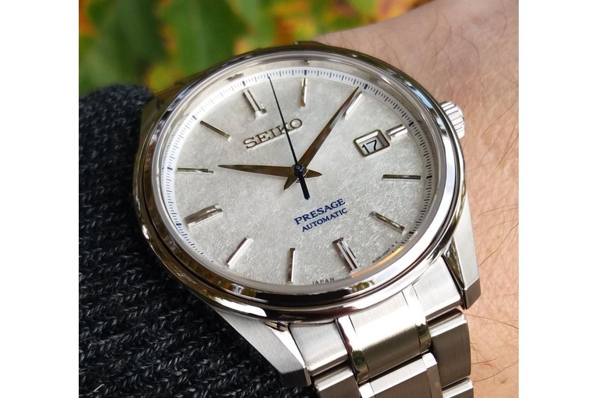 Men's Seiko Presage White Dial Limited Edition Classic SJE073J1 Watch ...