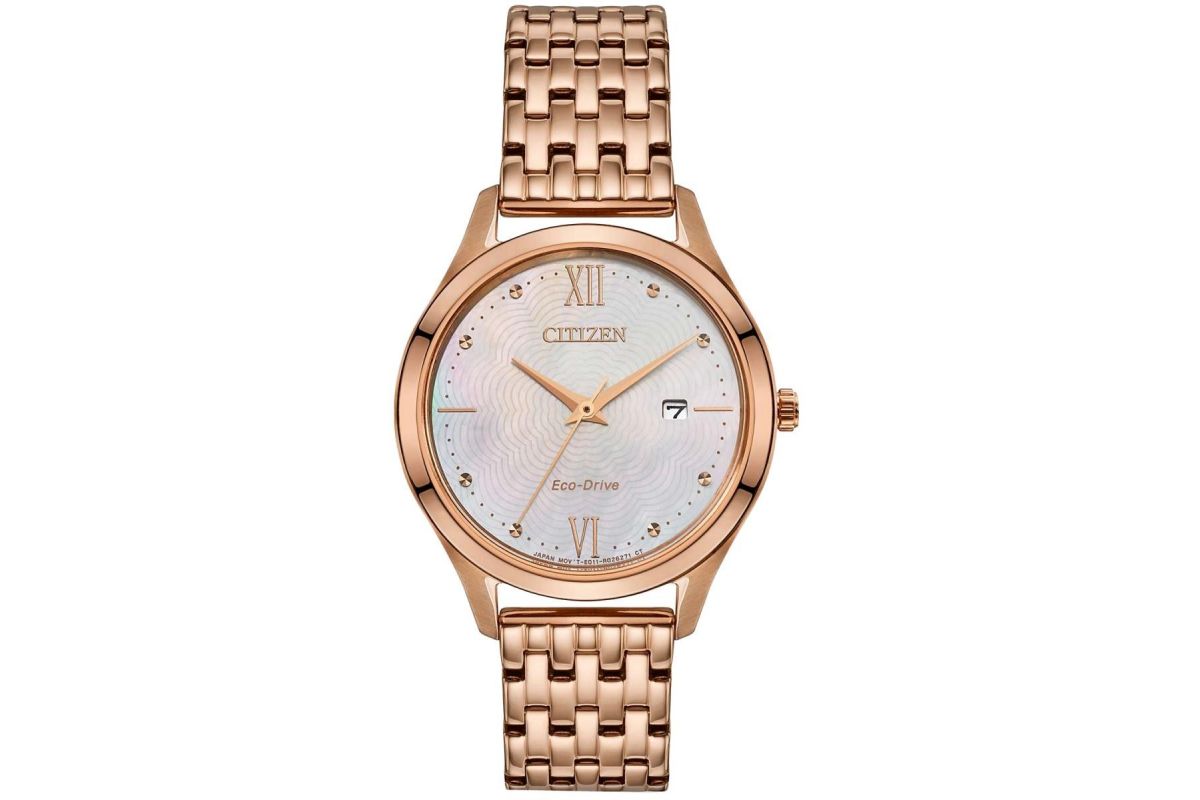 Women's Citizen Ladies Rose Gold Mother of Pearl Dial | Creative Watch Co