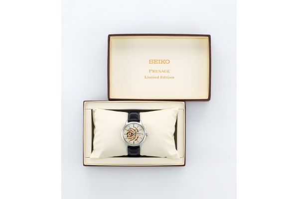 Men's Seiko Presage Star Bar Automatic Limited Silver SSA455J1 Watch ...