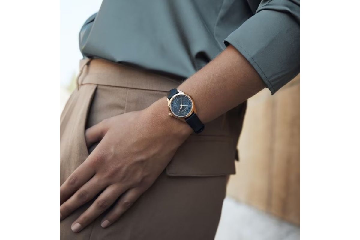 Women's Hamilton Jazzmaster Lady 30mm Quartz Black Strap | Creative ...