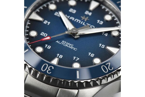 Men's Hamilton Khaki Navy Scuba Divers Auto Blue | Creative Watch Co