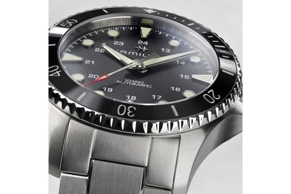 Men's Hamilton Khaki Navy Scuba Divers Auto Black | Creative Watch Co