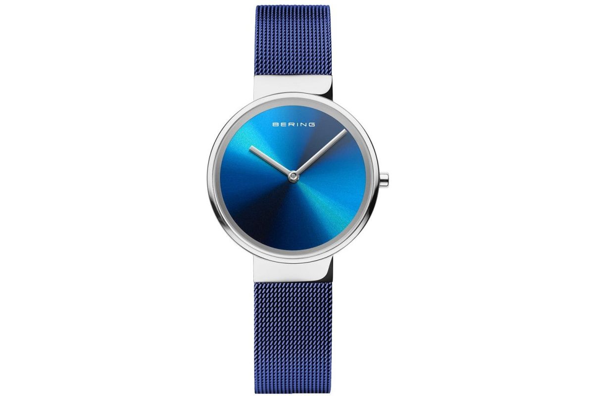 Women's Bering Classic Quartz Blue Milanese | Creative Watch Co
