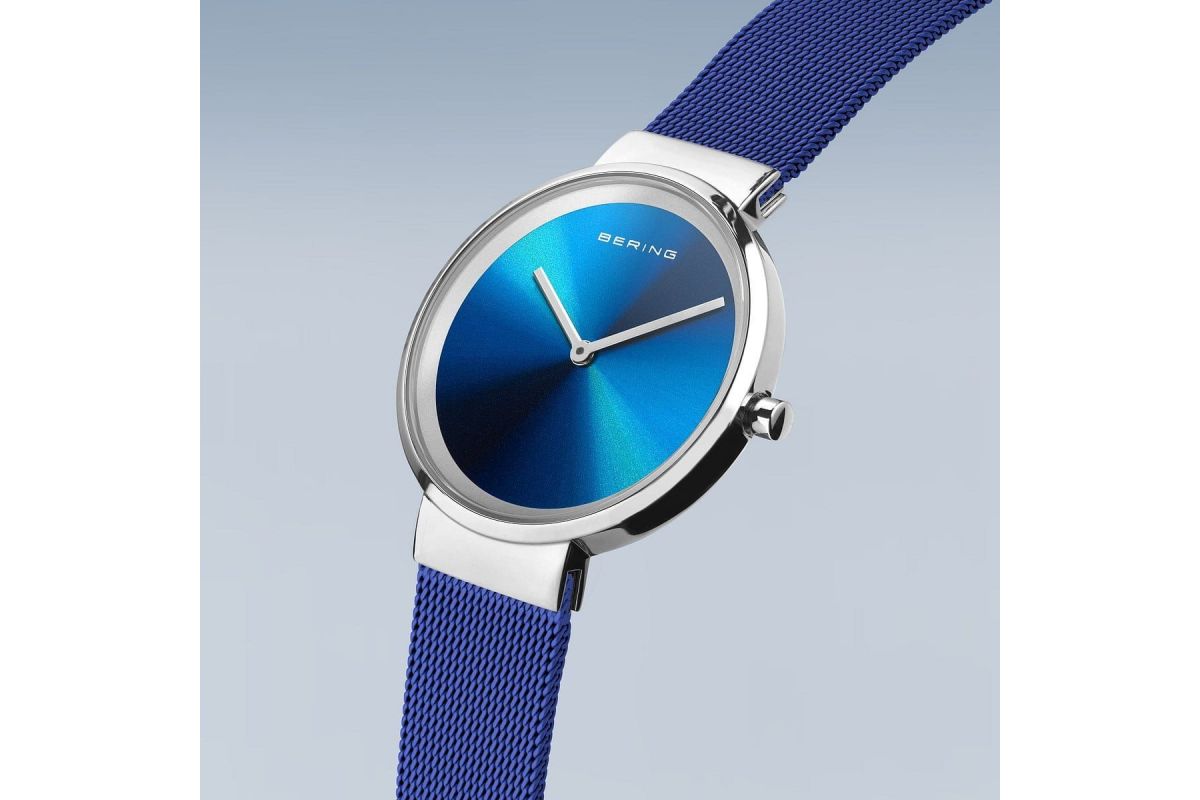 Women's Bering Classic Quartz Blue Milanese | Creative Watch Co