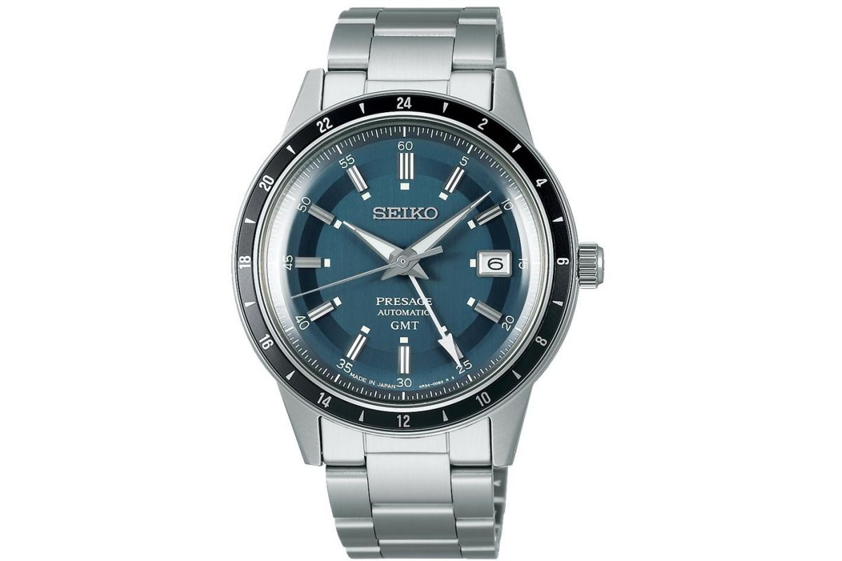 Men's Seiko Presage GMT Automatic Blue | Creative Watch Co