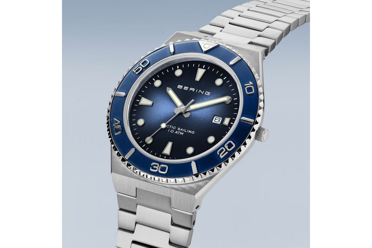 Men's Bering Classic Sports Steel Blue Dial | Creative Watch Co