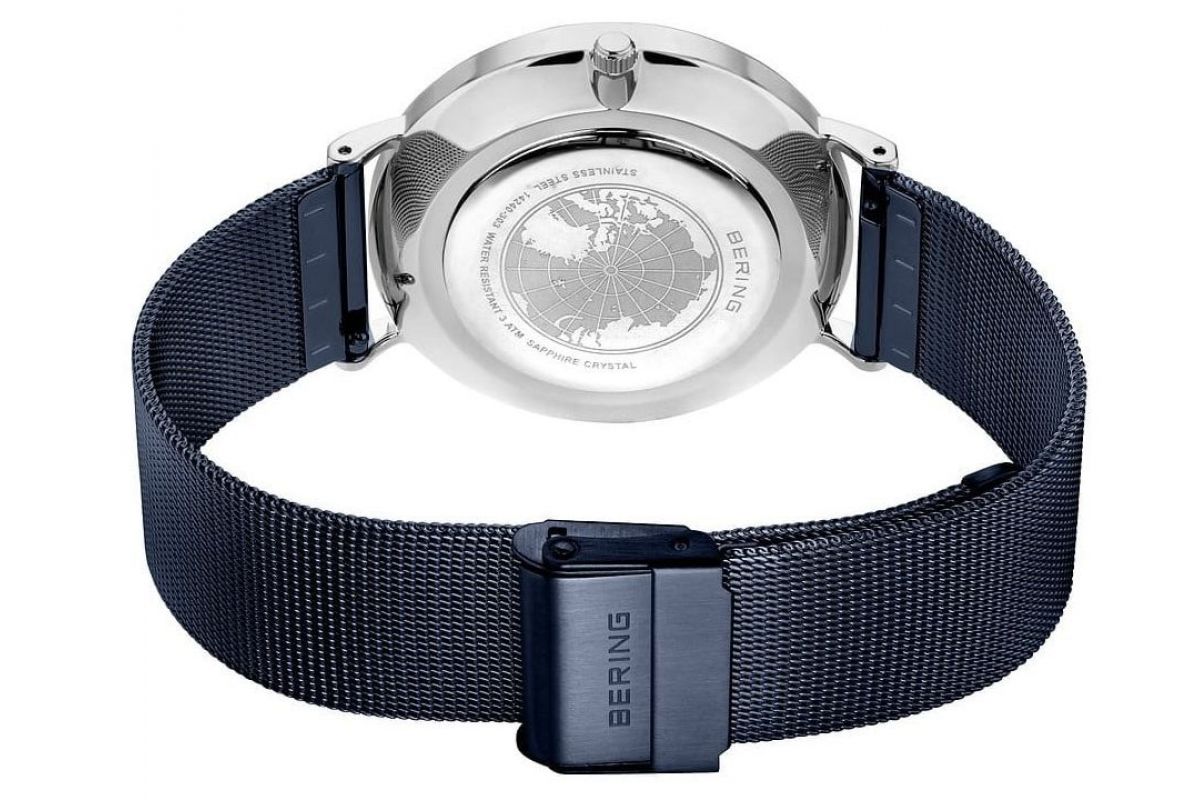 Men's Bering Classic Quartz Day Date Blue | Creative Watch Co