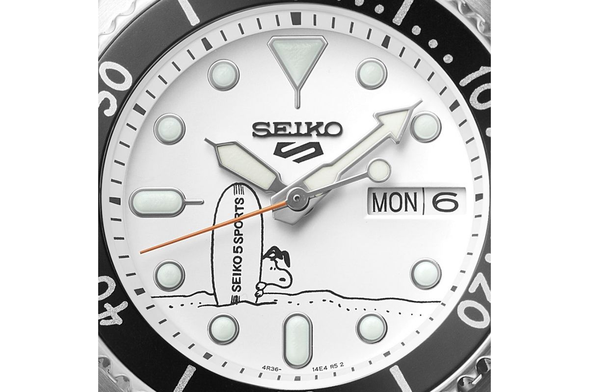 Men's Seiko 5 Sports Peanuts Limited 100m SRPK25K1 Watch | Unavailable ...
