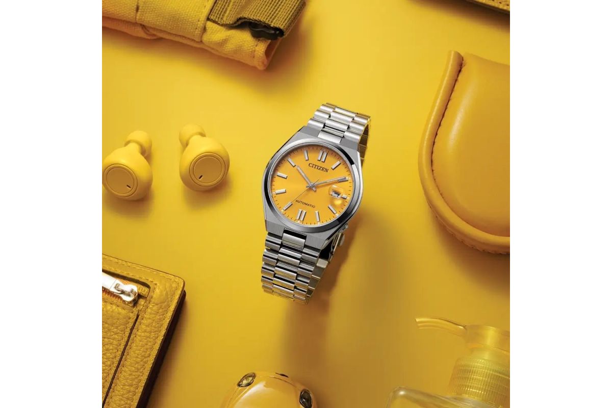 Men's Citizen Tsuyosa Yellow Dial Automatic | Creative Watch Co