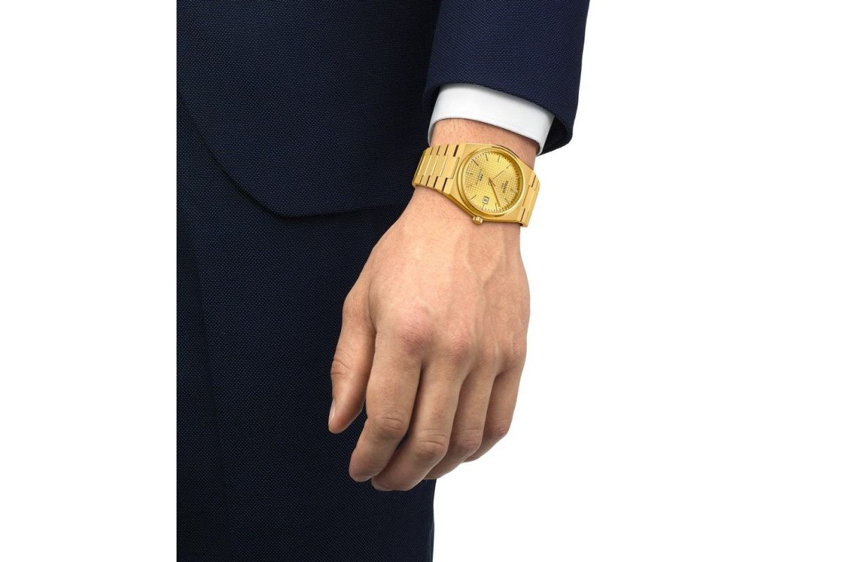 Men's Tissot PRX 40 Gold Plated Powermatic | Creative Watch Co