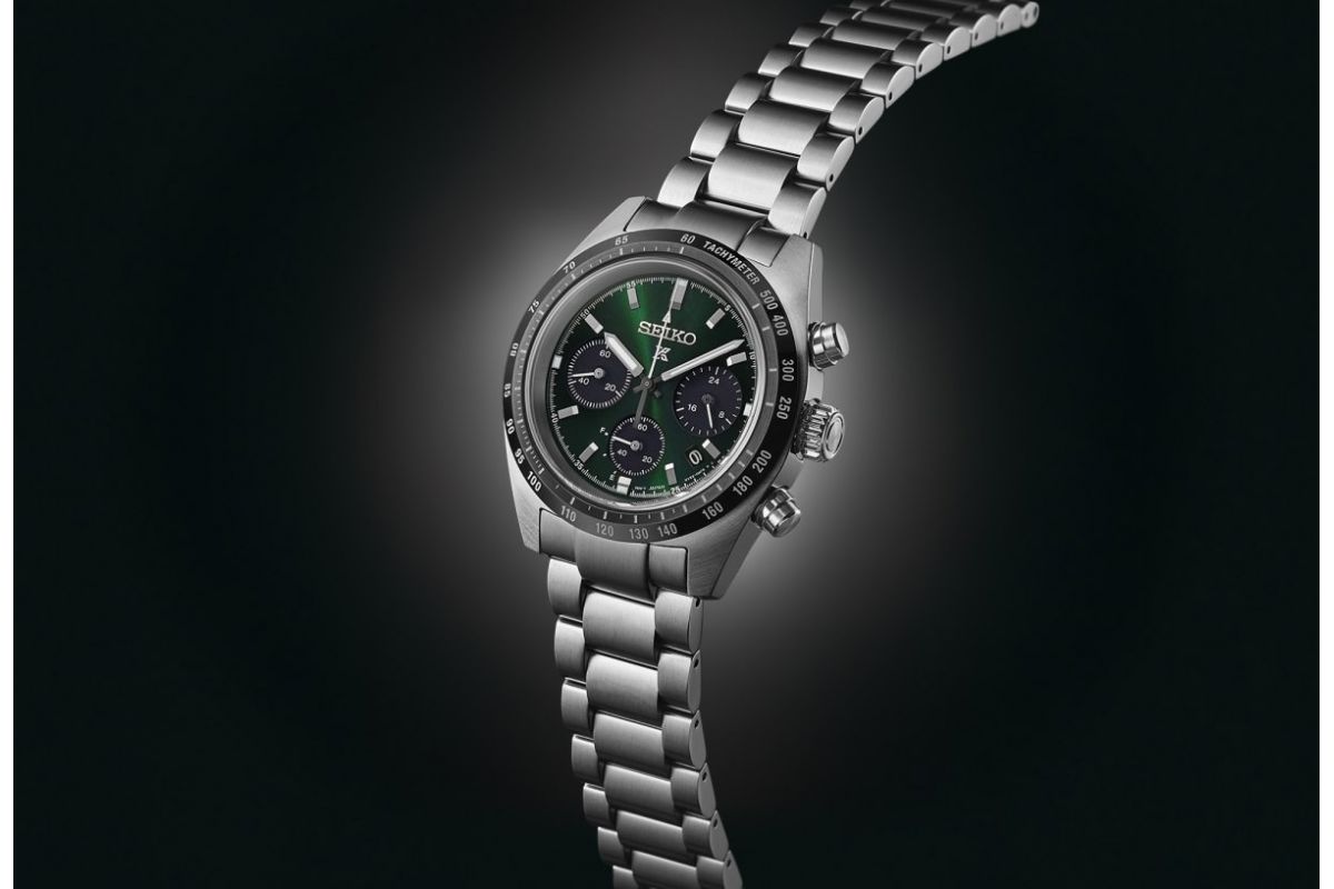 Men's Seiko Prospex Speedtimer Solar Chrono Green | Creative Watch Co