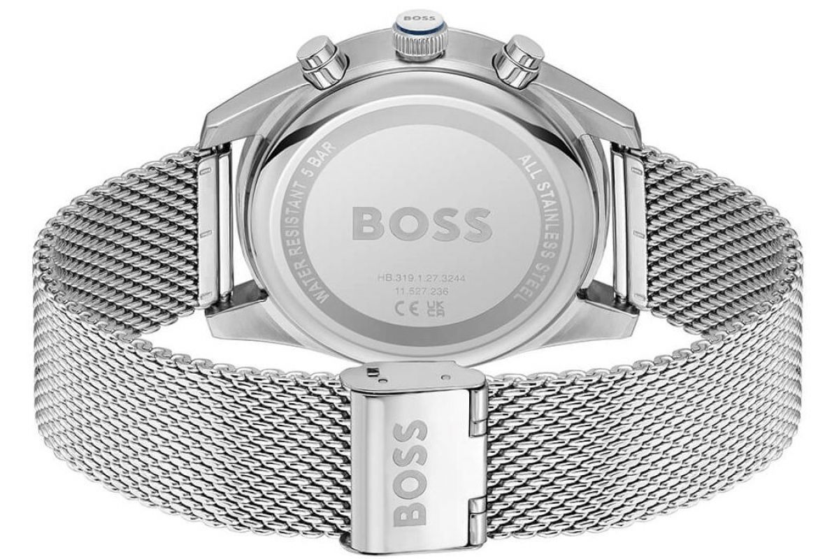 Men's Boss Skytraveller Quartz Chrono Blue | Creative Watch Co