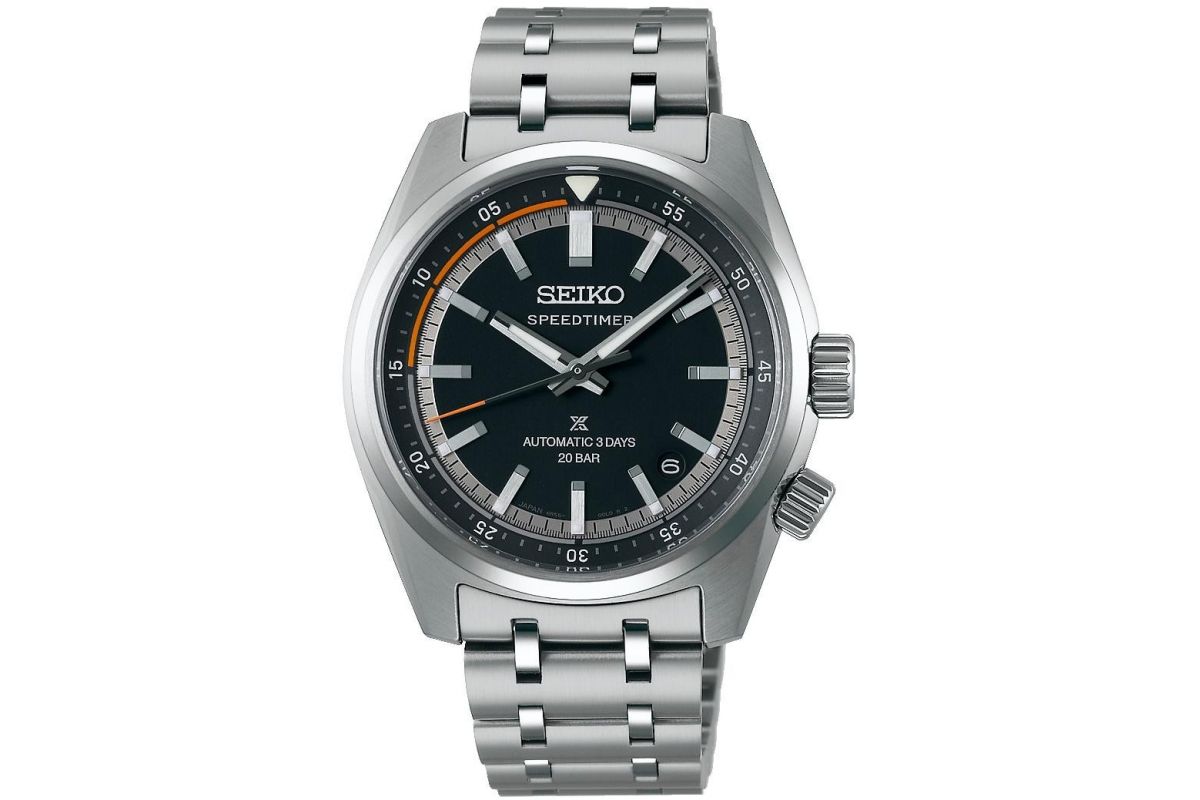 Men's Seiko Speedtimer Compact Countdown Black | Creative Watch Co