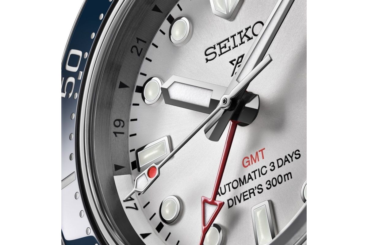 Men's Seiko Prospex 1968 Heritage Diver GMT Silver | Creative Watch Co